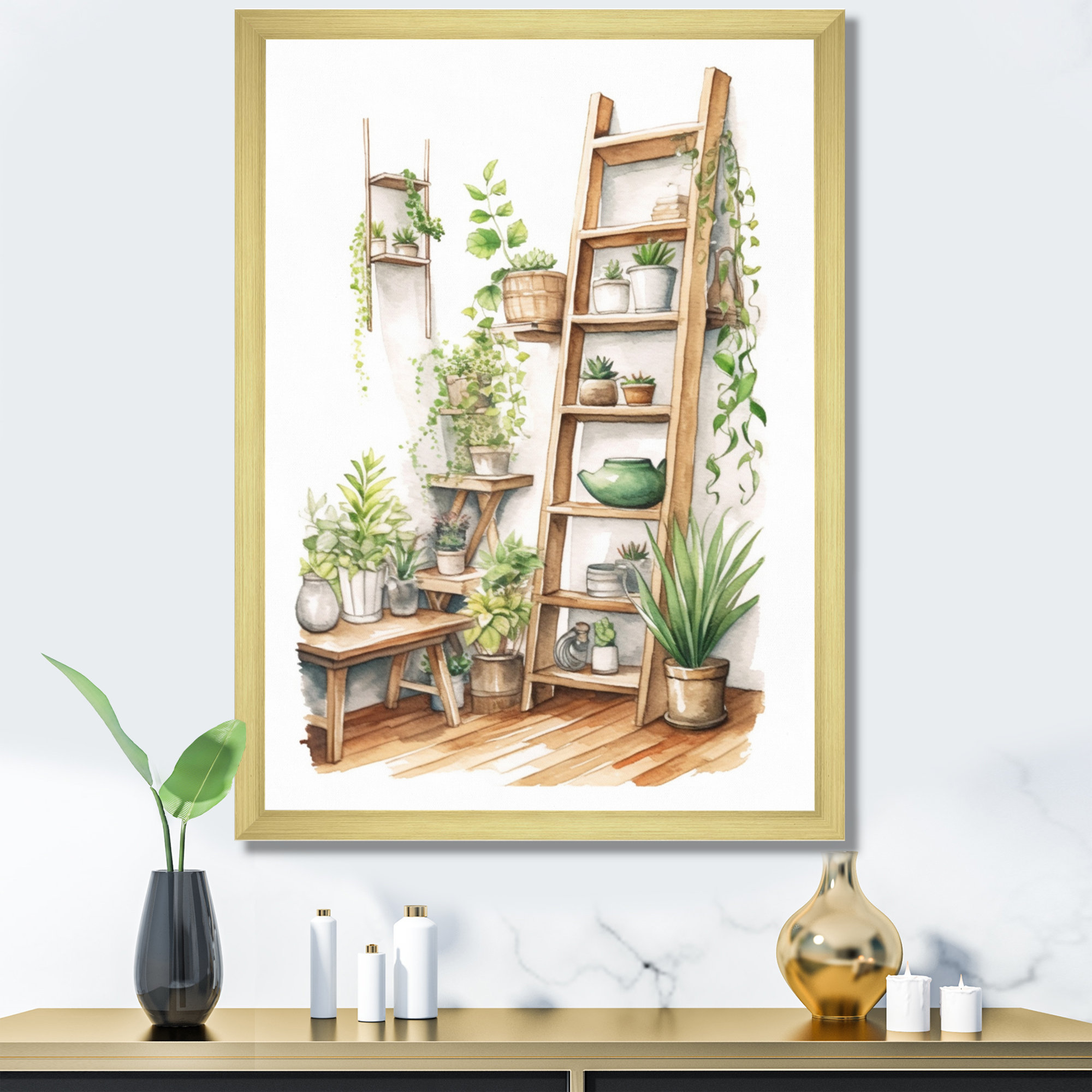 Winston Porter Natural Bathroom Decor XXXXV On Canvas Print - Wayfair ...