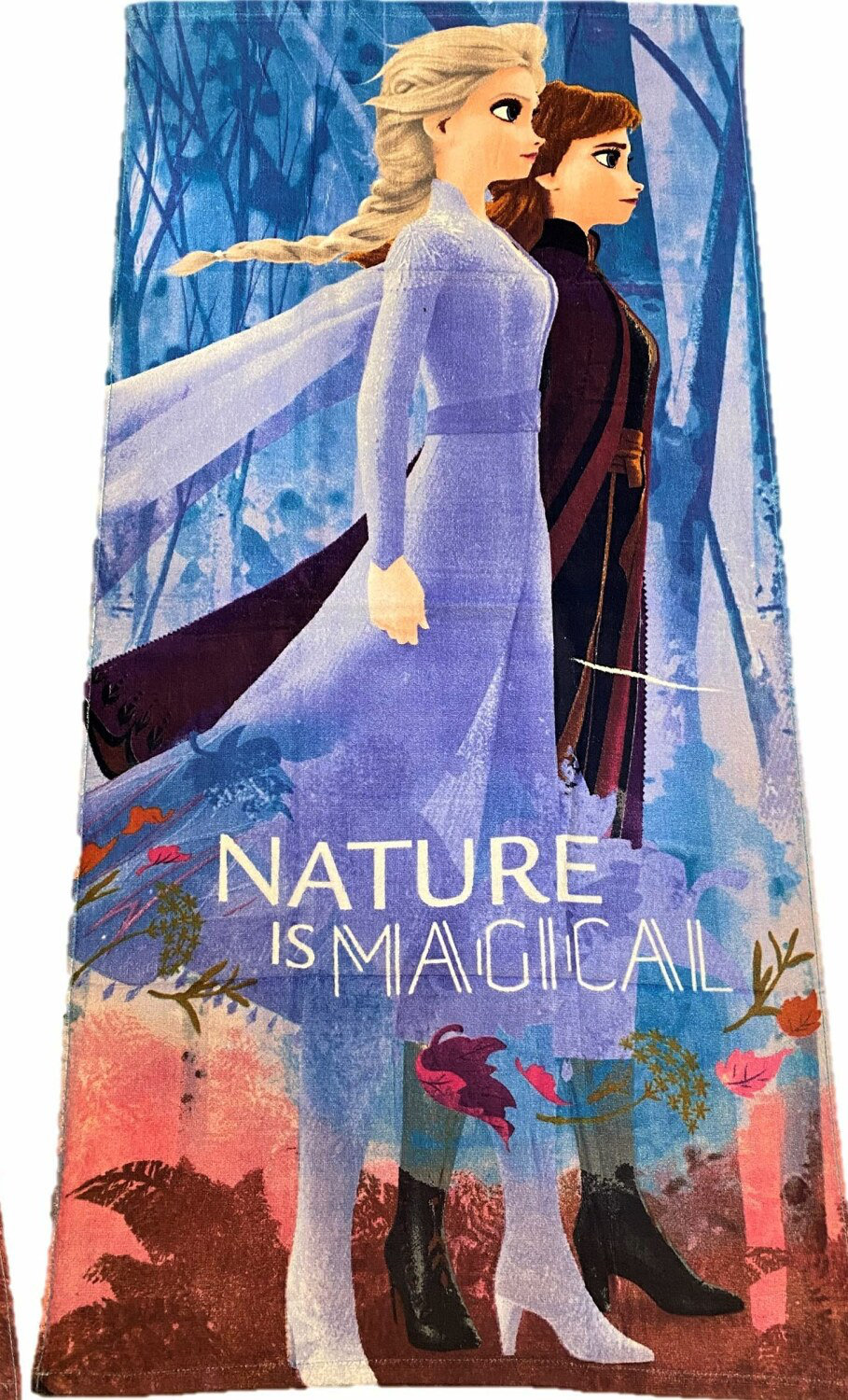 Dovecove Princess Elsa Floral Fantasy Hooded Beach Poncho | Wayfair