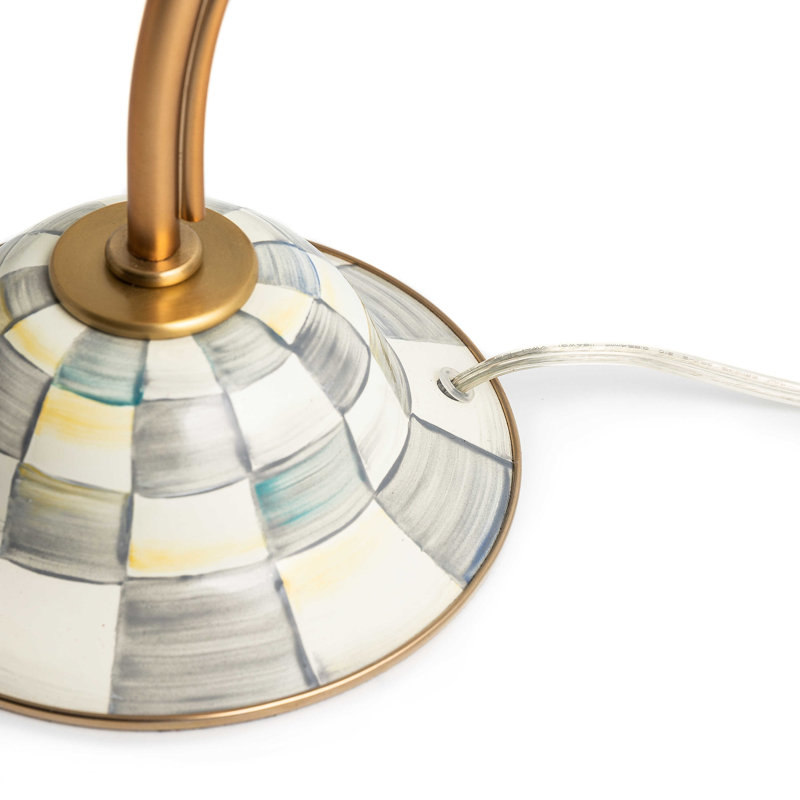 MacKenzie-Childs Sterling Check® Desk Lamp | Wayfair