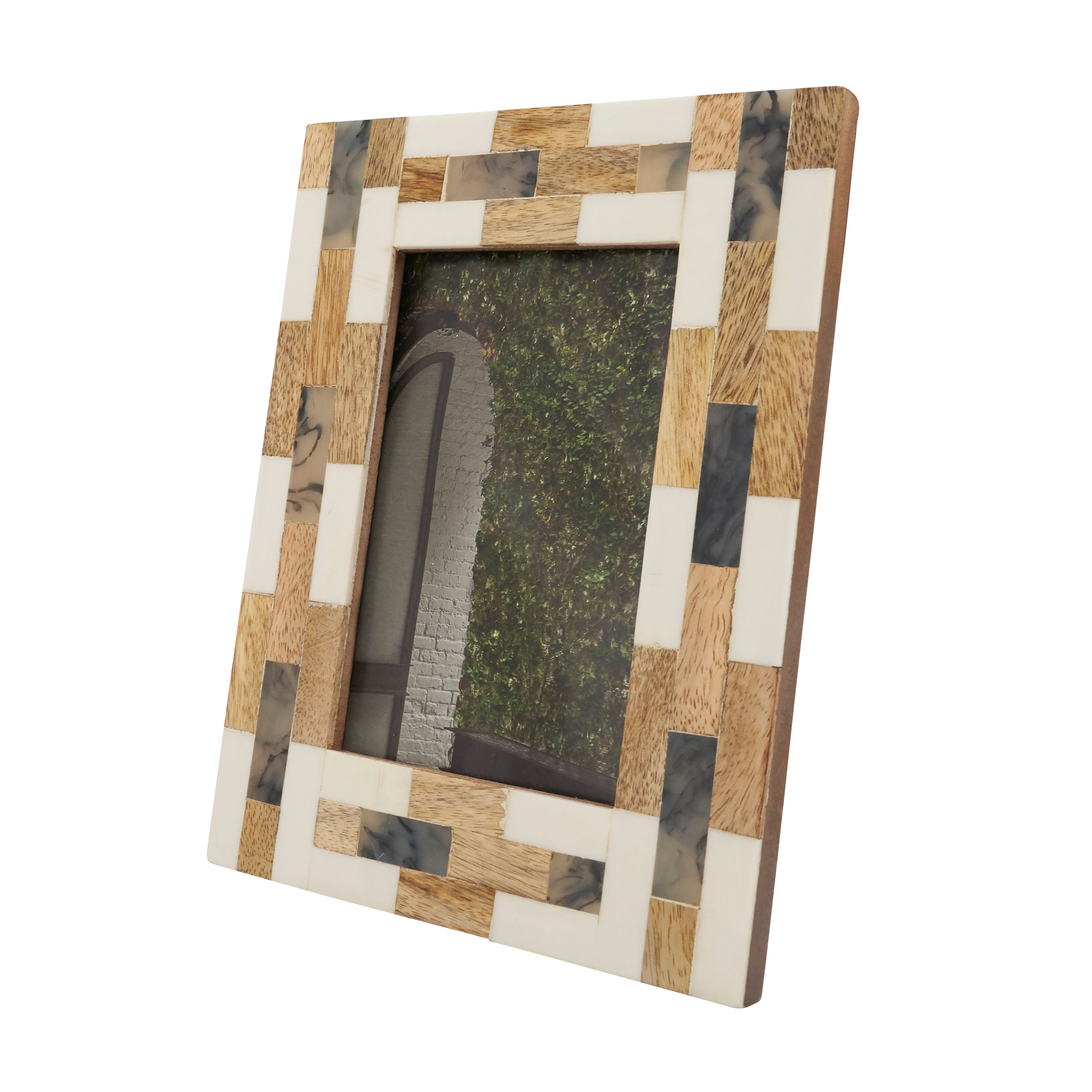 Saro Segmented Wooden Photo Frame - Wayfair Canada