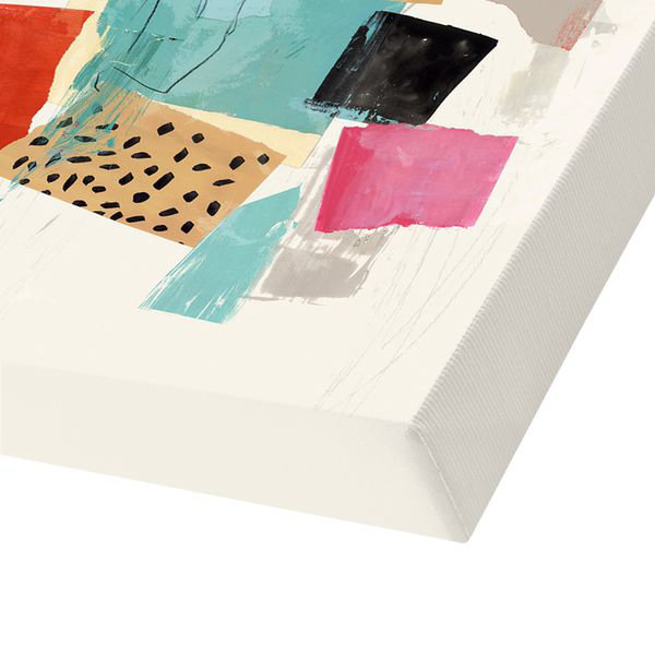 Americanflat 2 Piece Wrapped Canvas & Framed Print Set - Colourful ...