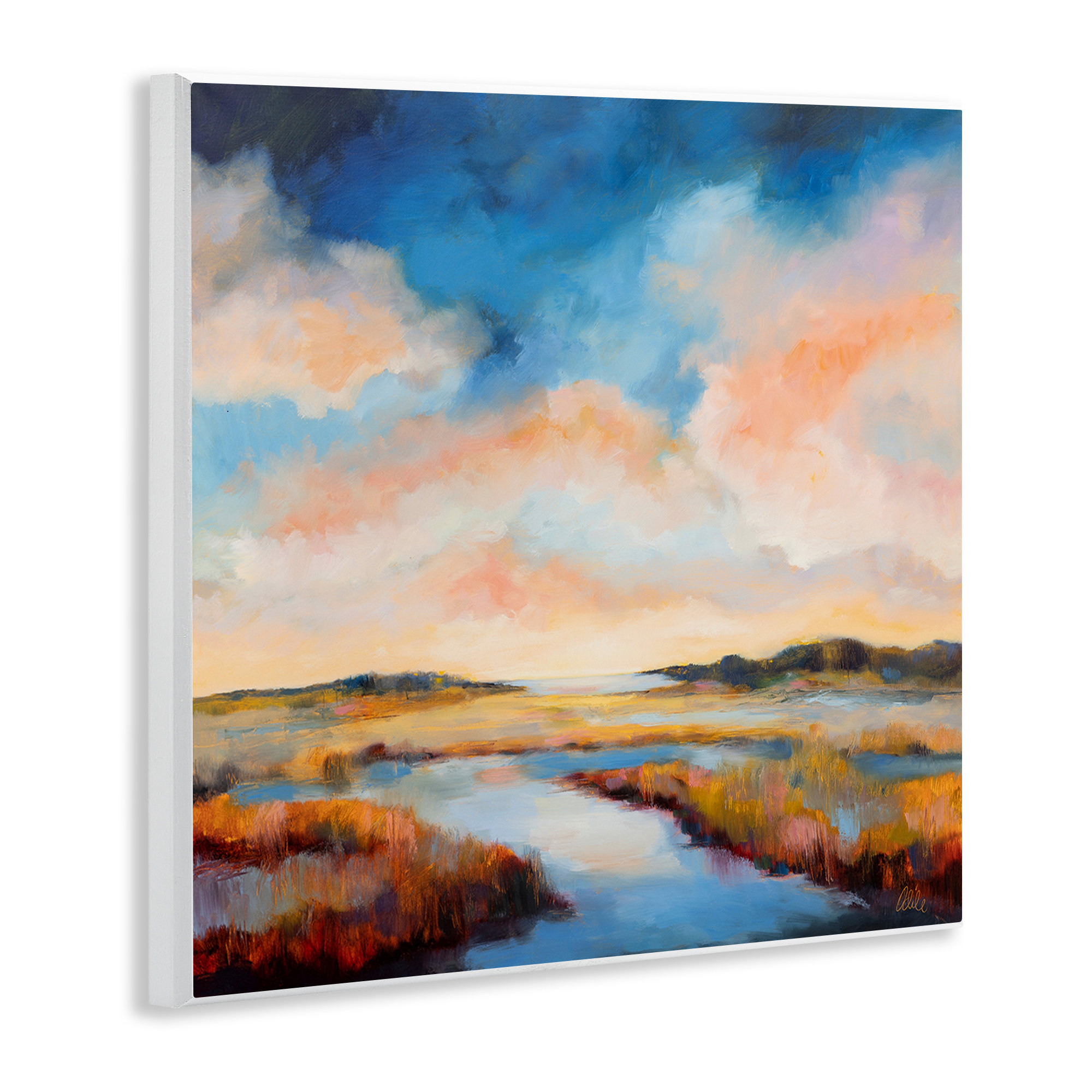Red Barrel Studio® Sun Bleached Stream Wall Plaque Art by Odile | Wayfair