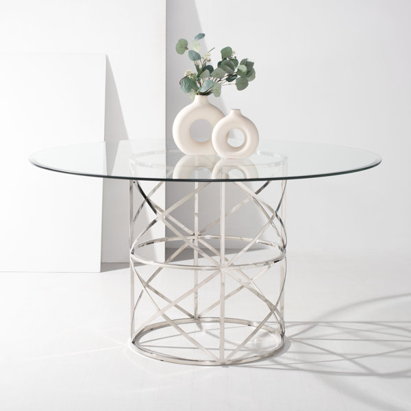Safavieh Couture Turner 54" Pedestal Dining table & Reviews | Wayfair