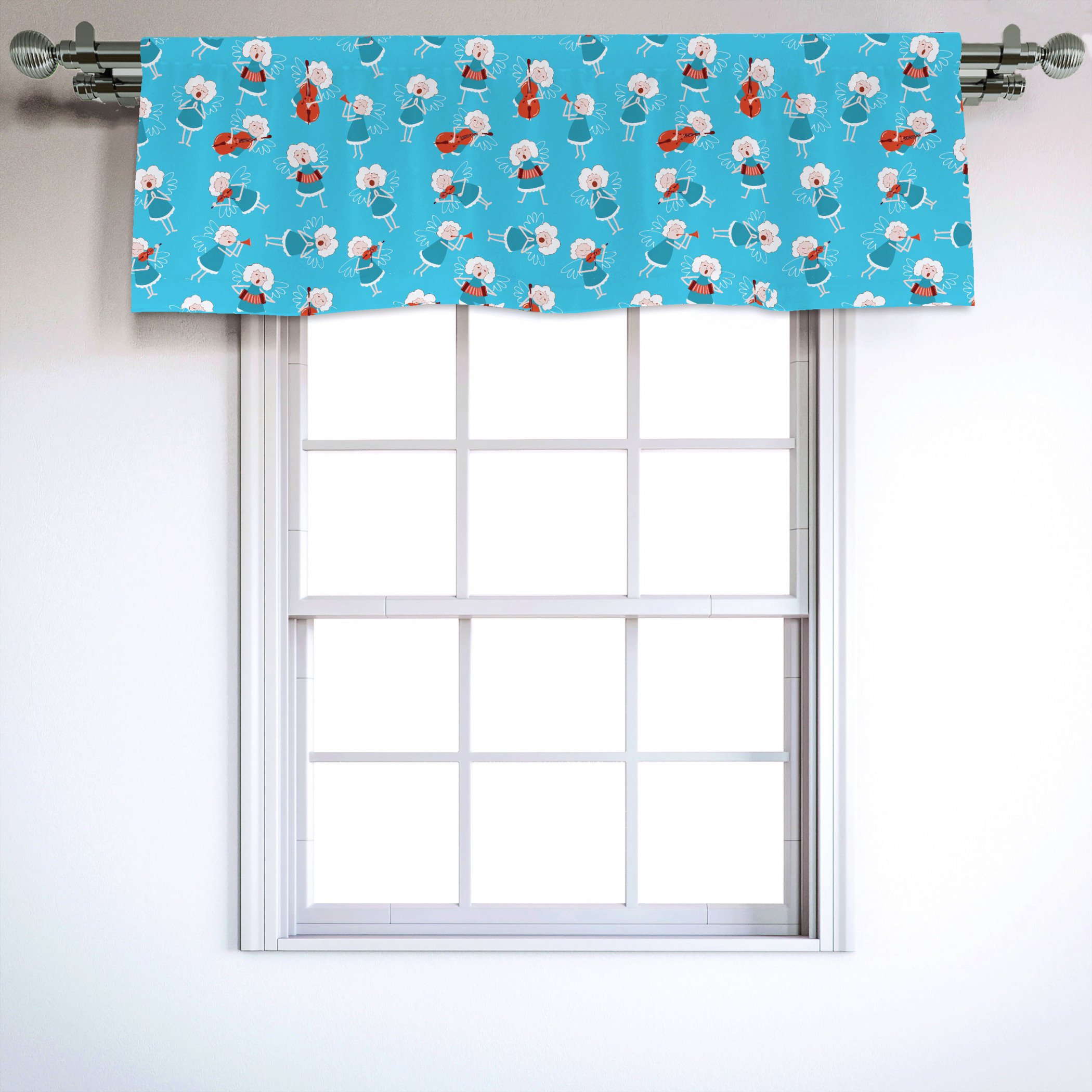 East Urban Home Angel 54" Window Valance | Wayfair