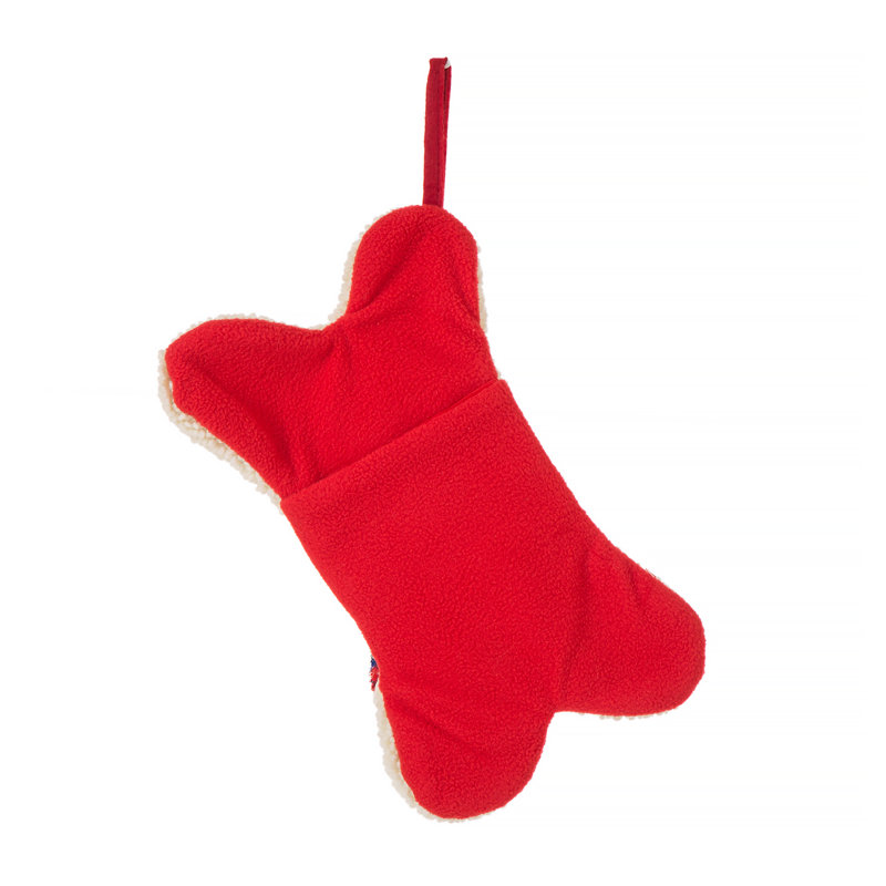 Glitzhome Hooked Bone Stocking & Reviews | Wayfair