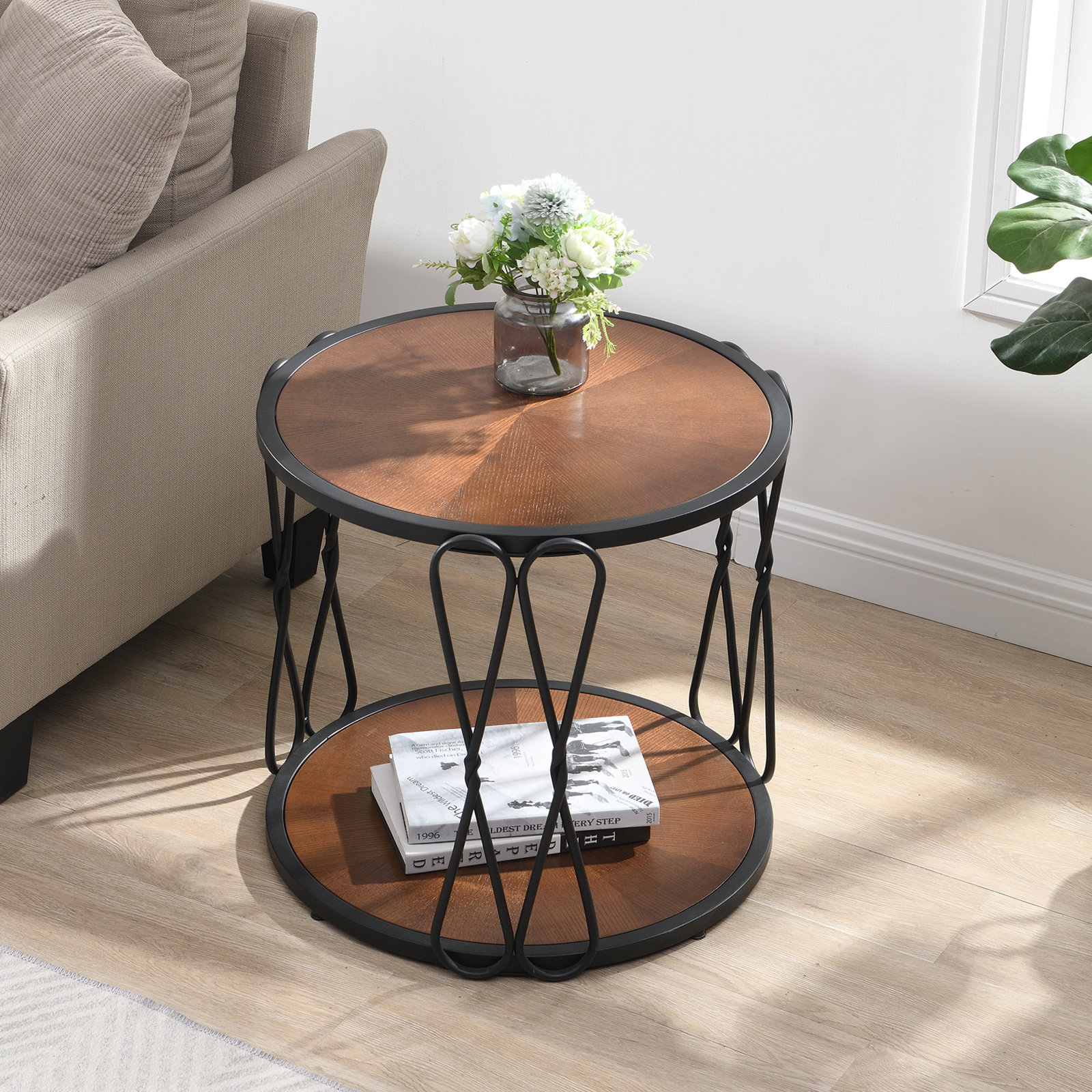 Everly Quinn Round End Tables & Side Tables & Reviews - Wayfair Canada