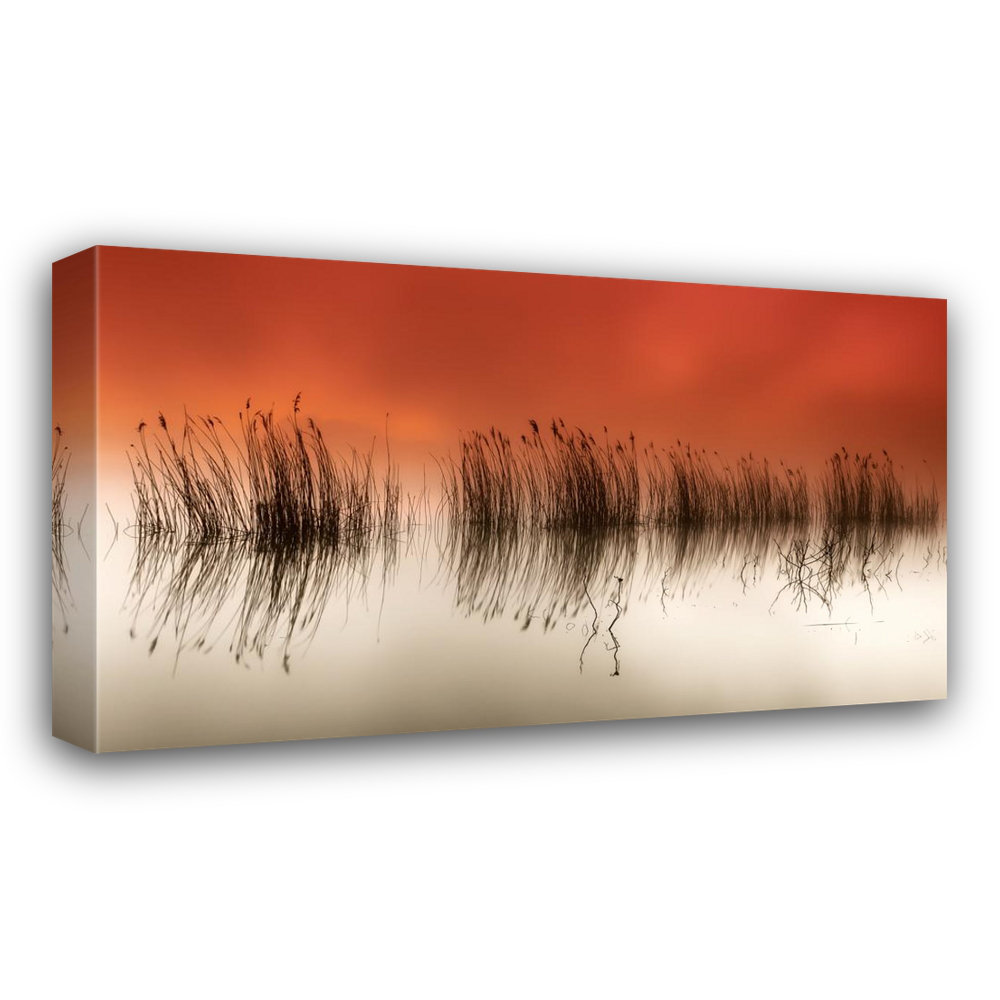 Rosecliff Heights Jenavieve Serenity - Wrapped Canvas Print | Wayfair