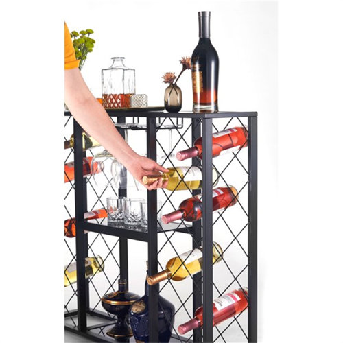 Prep & Savour 34 Bottle Console Wine Rack & Reviews | Wayfair