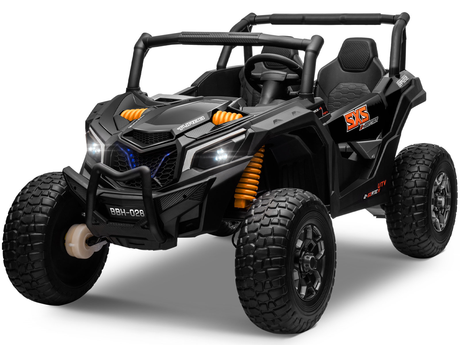 Kulamoon 24V EVA Tires Ride On Toy Car UTV For Kids, 4X4 2 Seater With ...