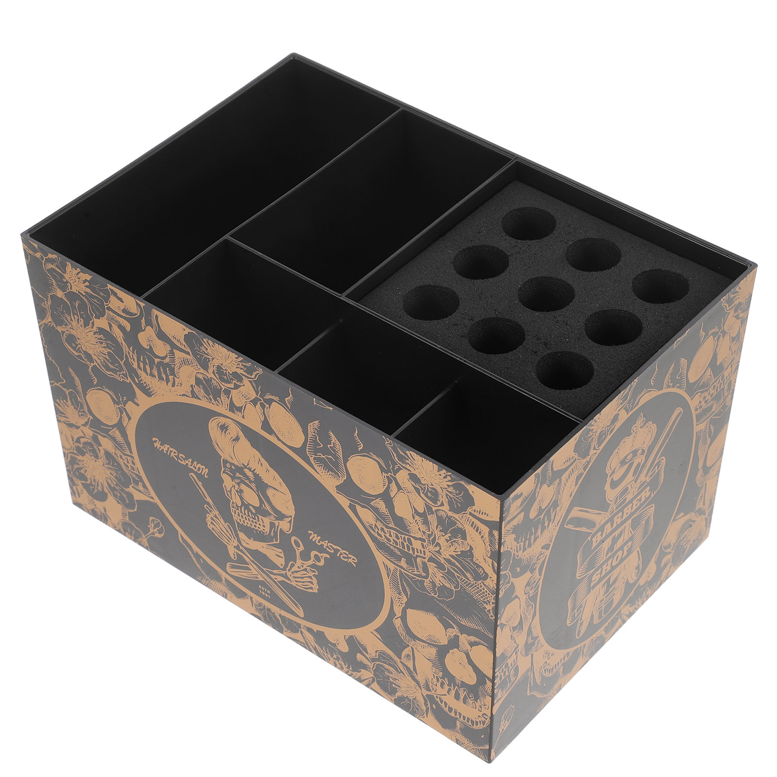 Inbox Zero Barber Tools Organizer Salon Scissor Shear Holder ...