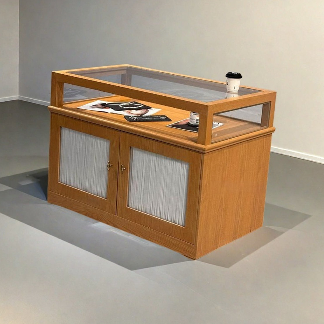 BILBRA Simple fashion center island display cabinet | Wayfair