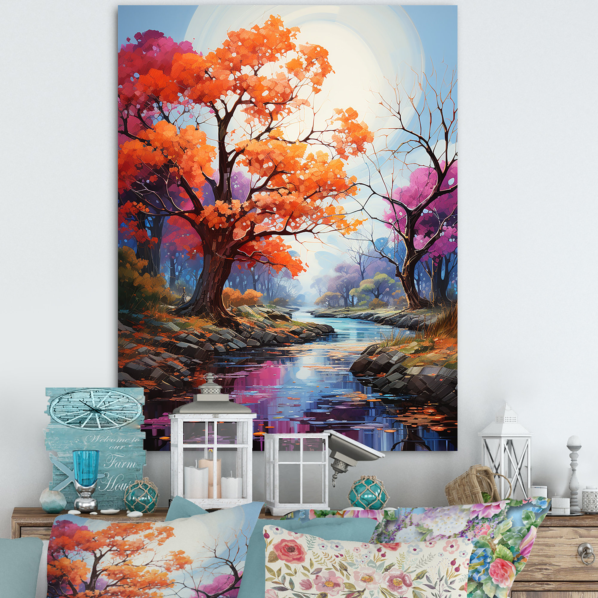 Millwood Pines Alive Colours Maple Trees III - Tree Maple Wall Art ...