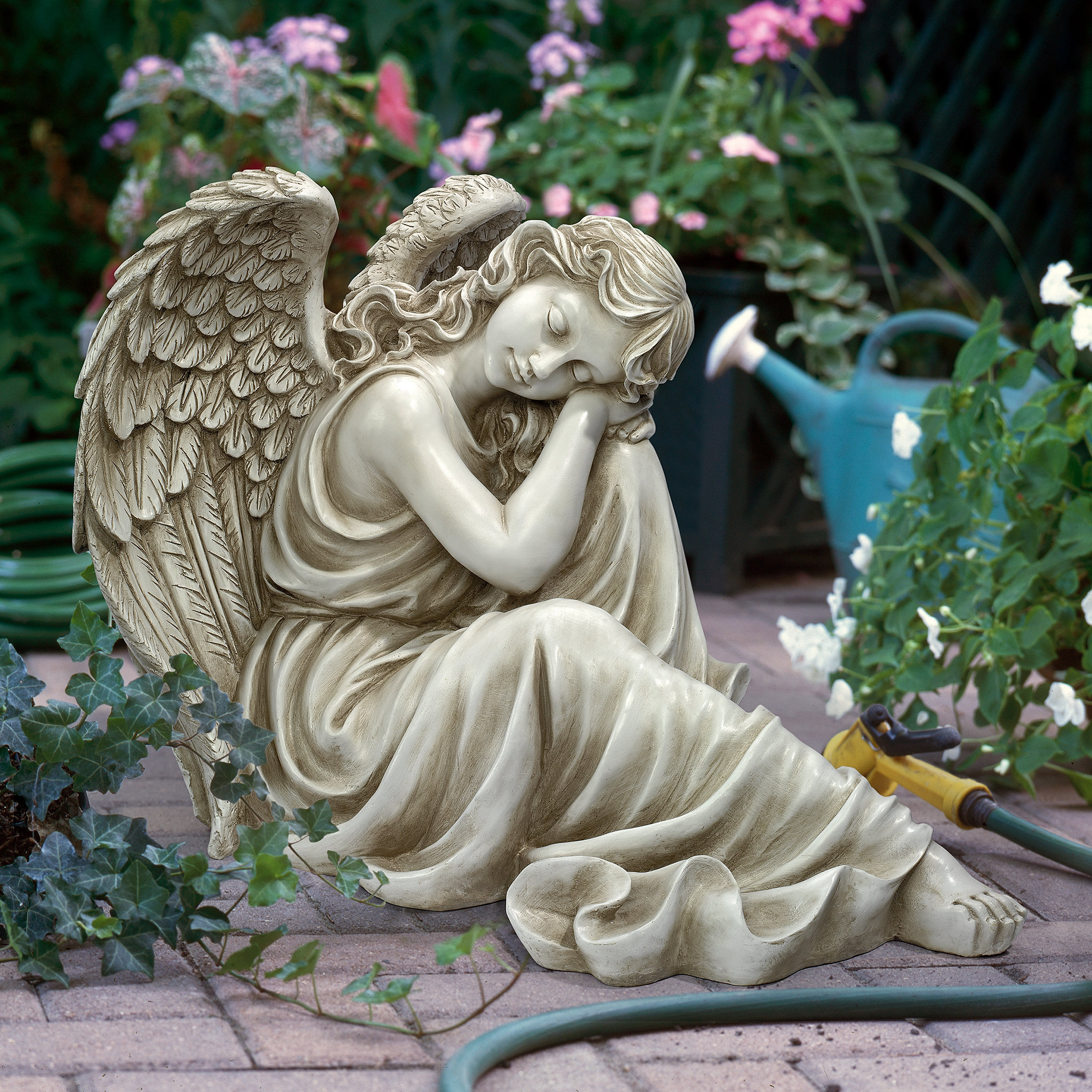 Design Toscano Harmony Angels Harmony at Ease Garden Statue & Reviews ...