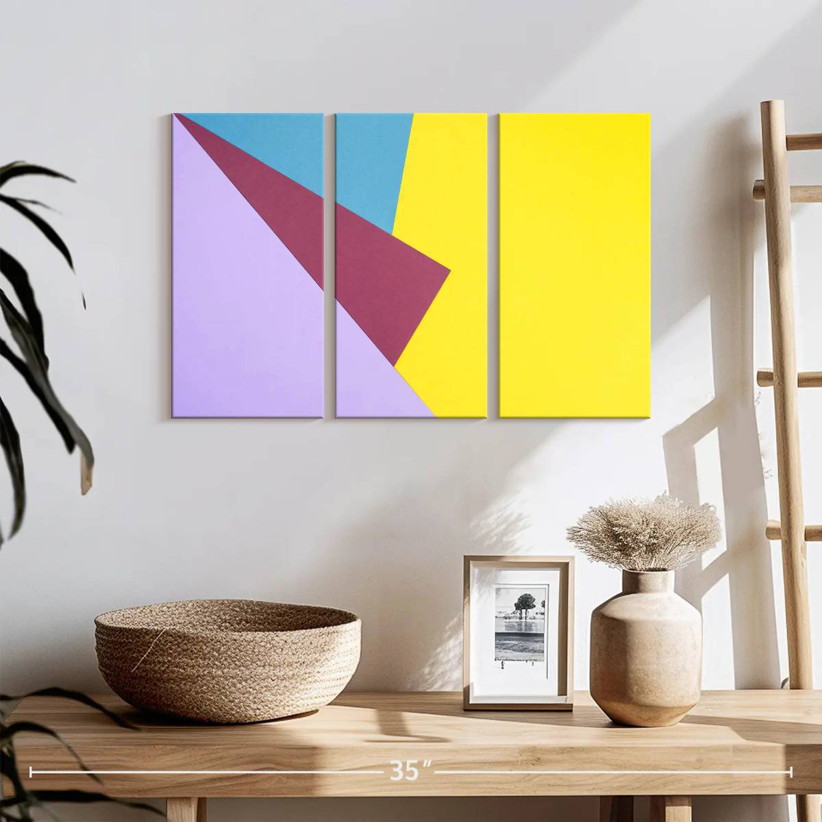 Wade Logan® Avery Abstract Geometric Colorblock | Wayfair