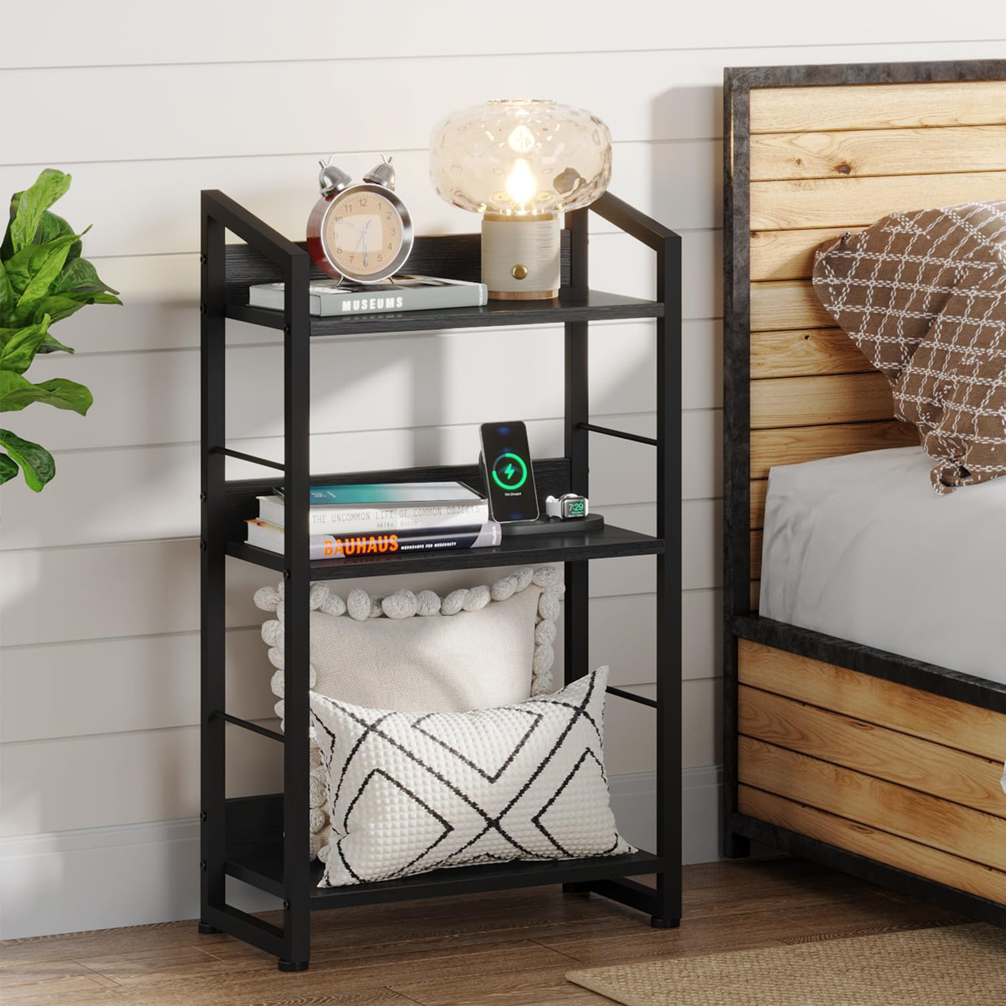 Ebern Designs 3 Tier Bookshelf | Wayfair