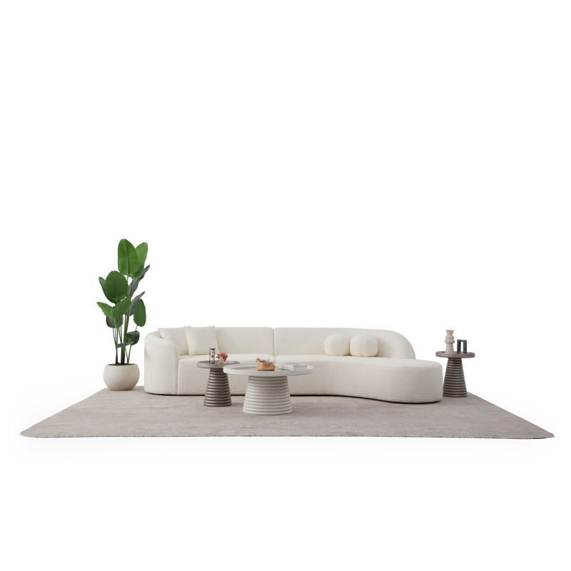 Latitude Run® Laytham 148" Wide Left Hand Facing Modular Corner ...