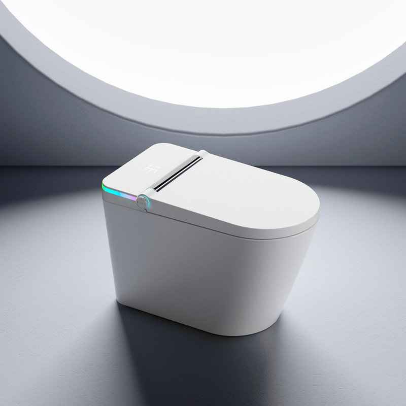 GAMLIF Smart Toilet With Built In Bidet Seat, Tankless Toilet Auto Lid ...