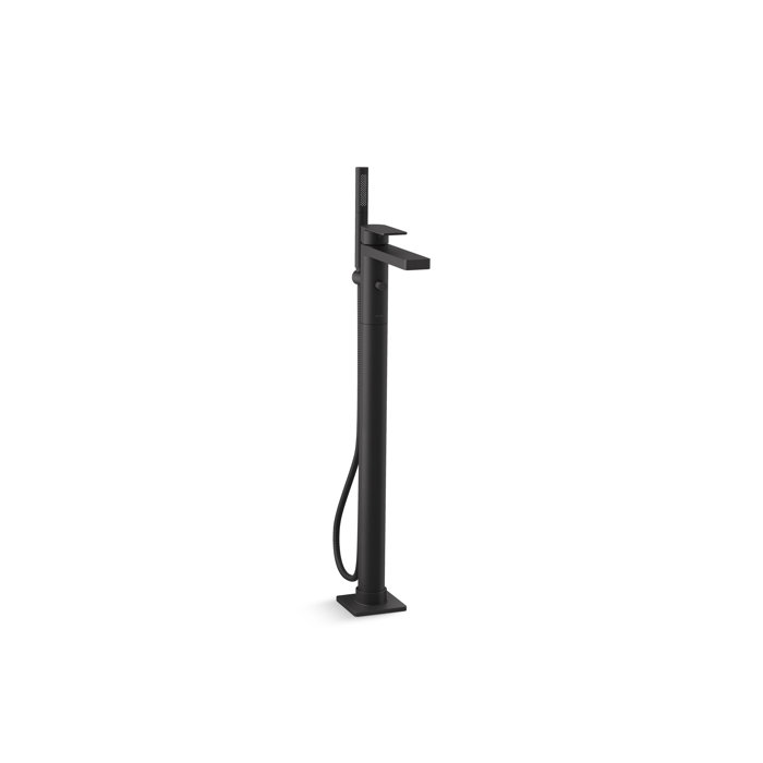 Kohler Parallel Floor-Mount Bath Filler Trim With Handshower & Reviews ...