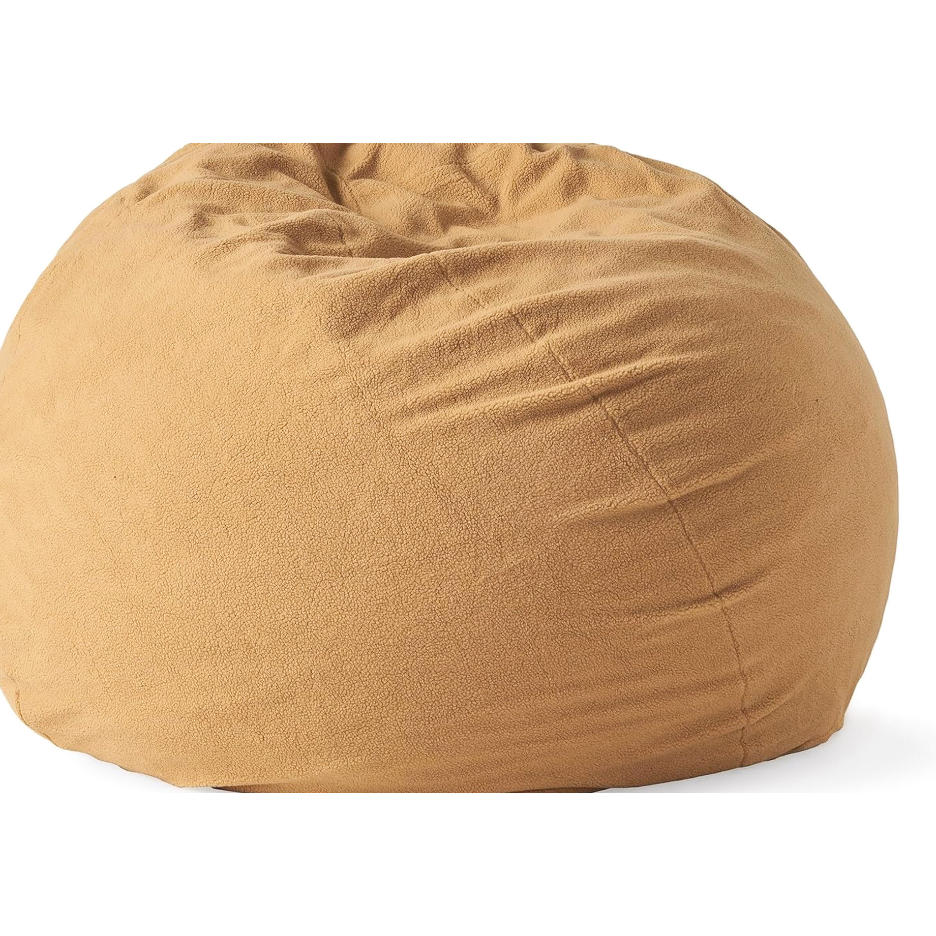 Latitude Run® Yellow Bean Bag Chair With High Shredded Foam, 5-Foot ...