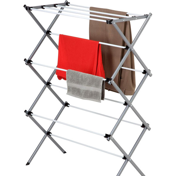 Rebrilliant Steel Foldable Freestanding Drying Rack | Wayfair