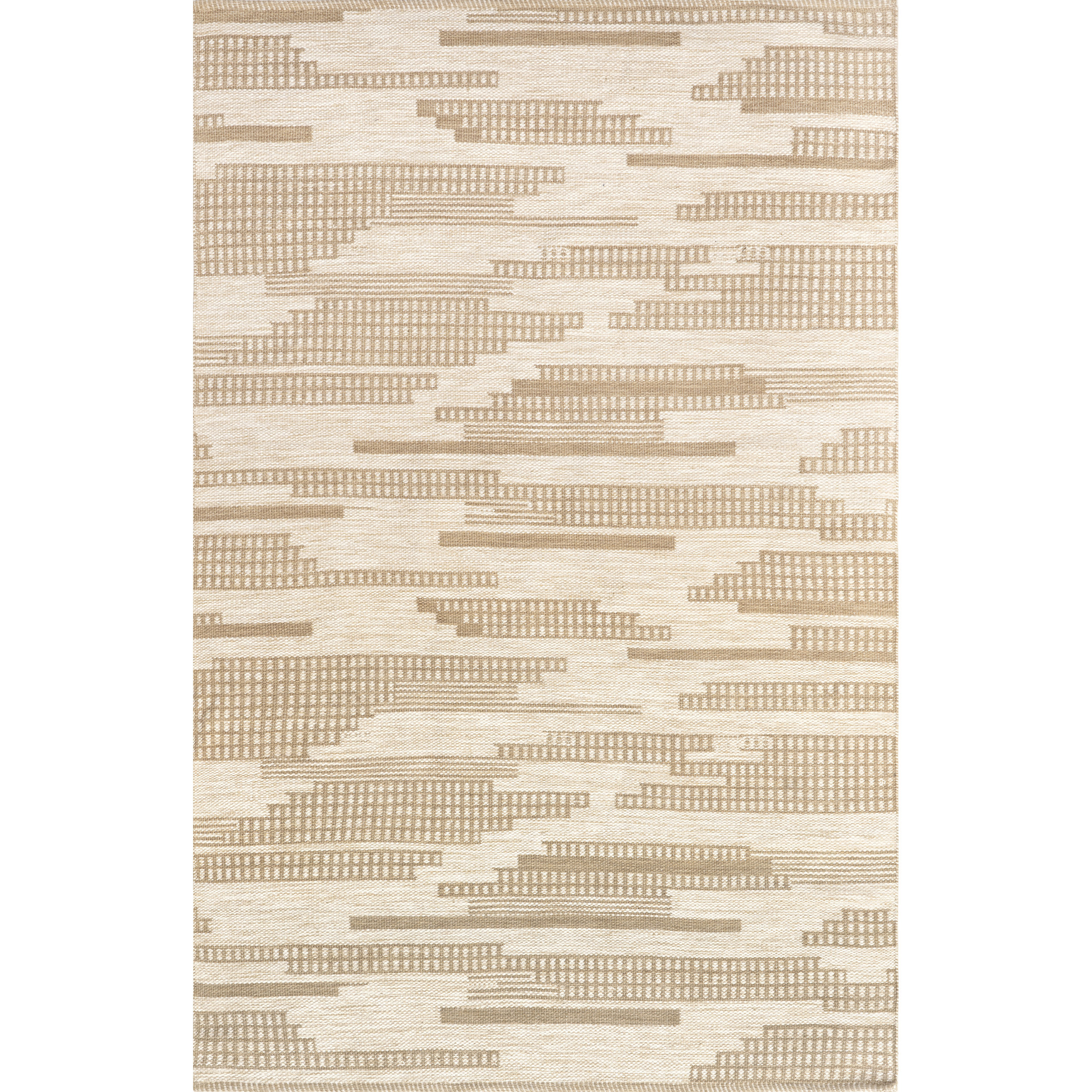 Foundry Select Maddy Abstract Lined Indoor/Outdoor P.E.T. Area Rug ...
