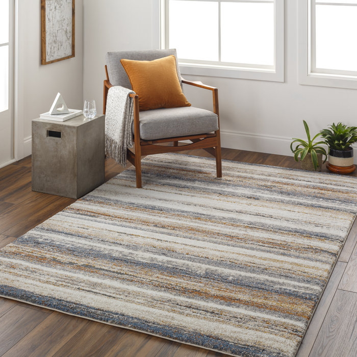 Trent Austin Design® Dunigan Performance Rust/Slate/Beige Rug | Wayfair