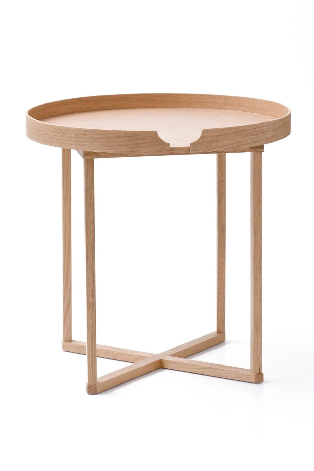 OROA Solid Wood Cross Legs End Table | Wayfair