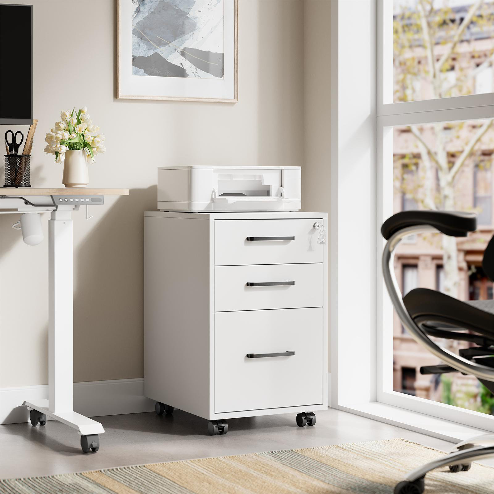 17 Stories File Cabinet, Office Filing Cabinet With Lock & Reviews ...