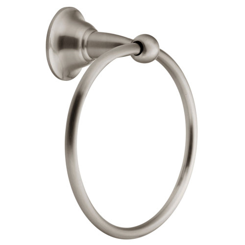 Brushed Nickel Towel Rings You'll Love | Wayfair
