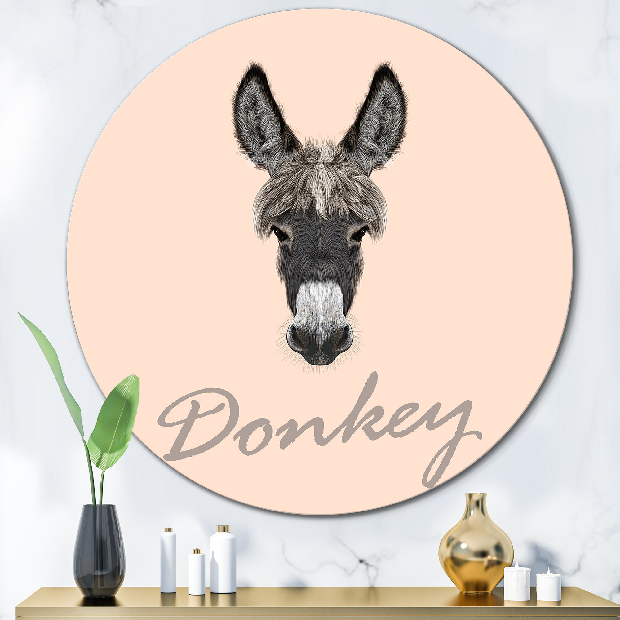 Rosalind Wheeler Farm Donkey Portrait " Farm Donkey Portrait " | Wayfair