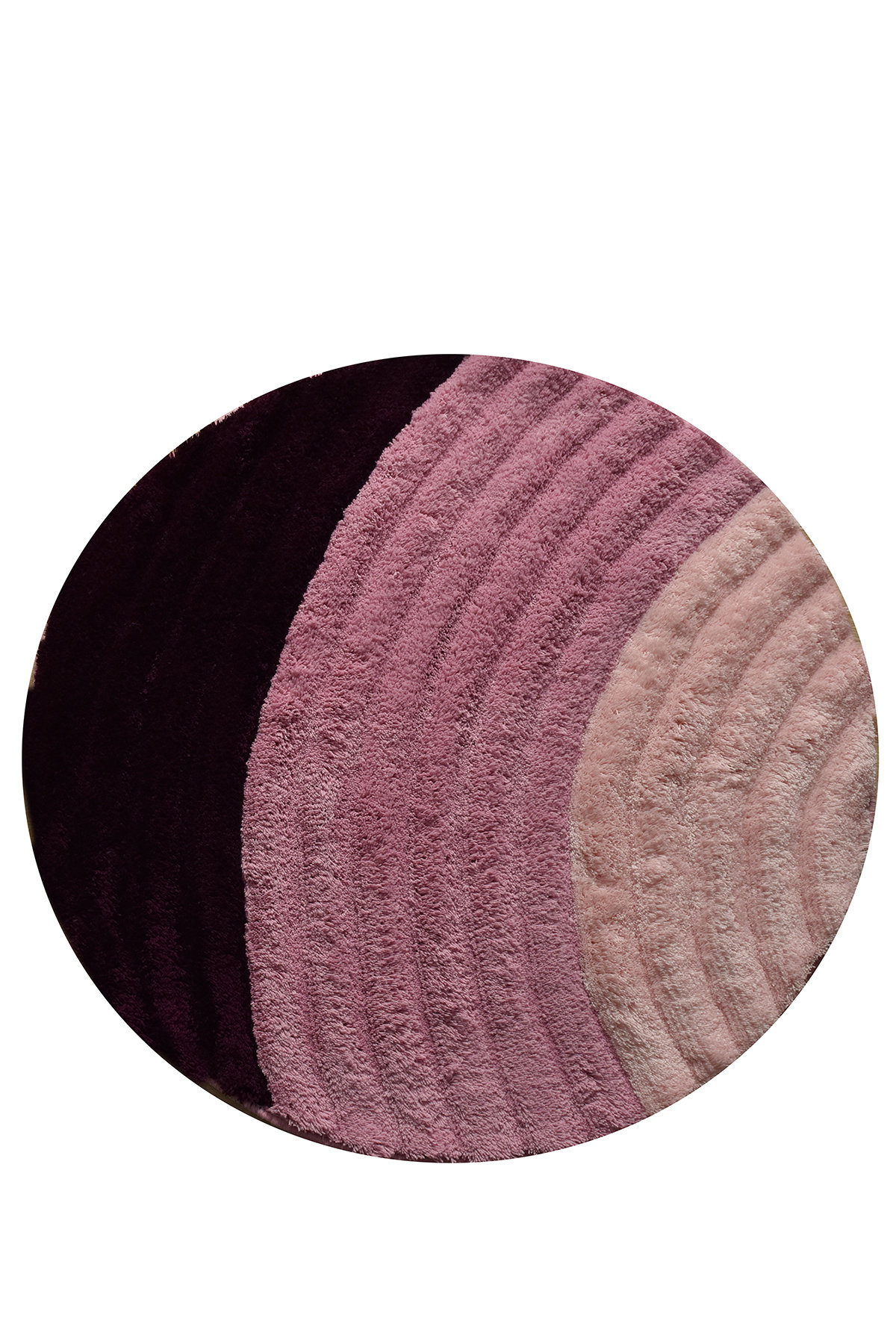 Ebern Designs Darra Bek Shaggy Dark Brown/Pink/Light Pink Rug | Wayfair ...