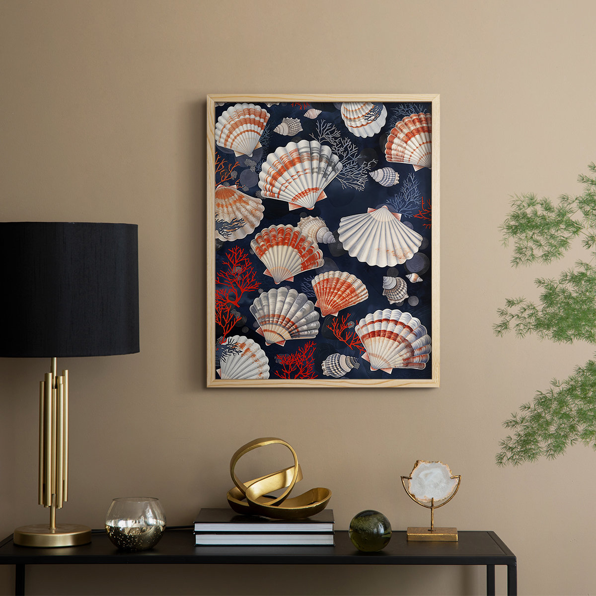 Highland Dunes NAUTICAL Series CCCXX Framed Print - Solid Wood | Wayfair