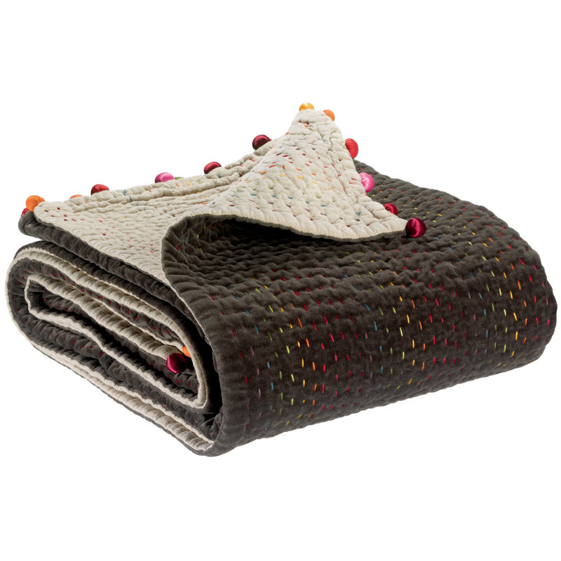 VVSE Solid Colour Throw | Wayfair.co.uk