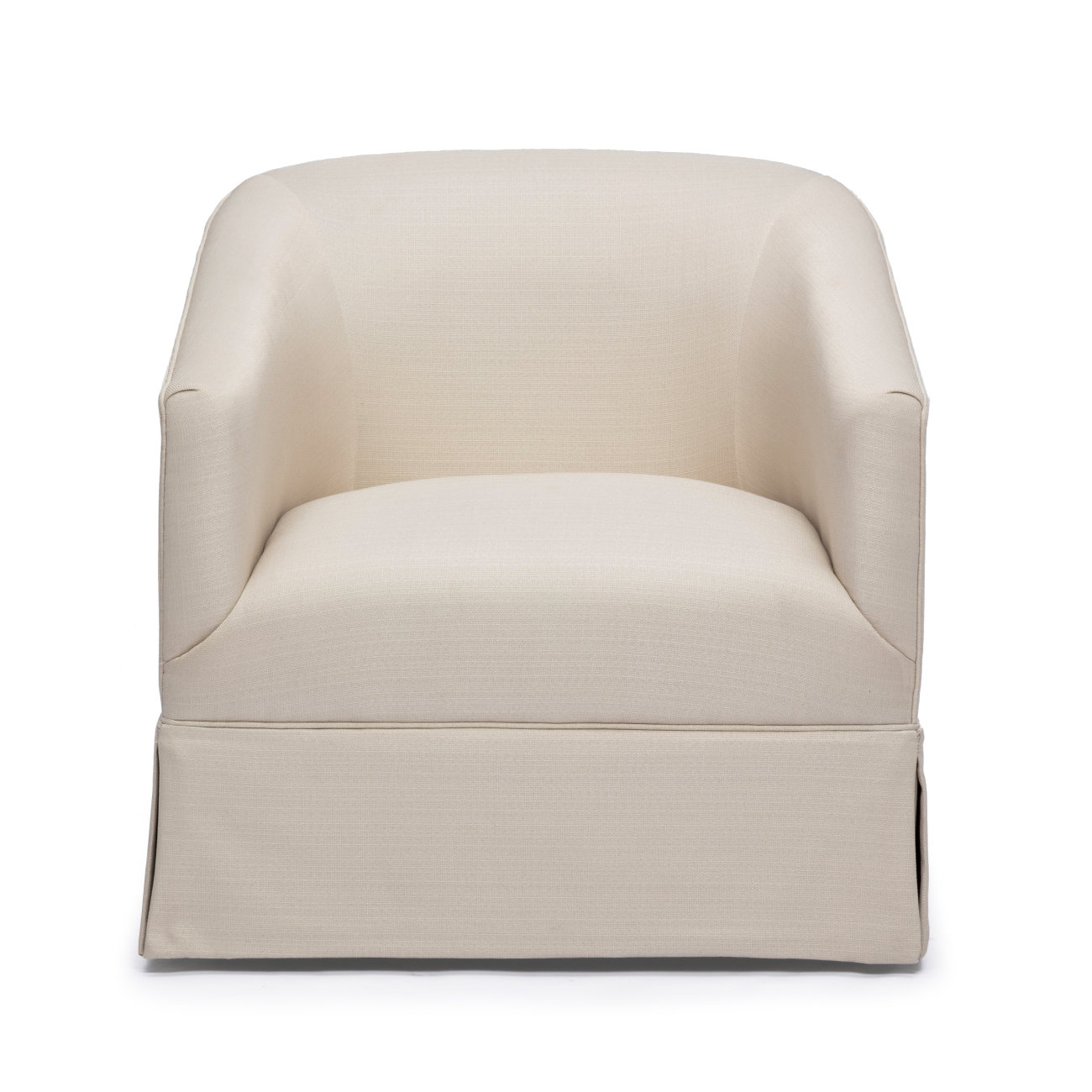 Latitude Run® Earl Skirted Swivel Chair | Wayfair