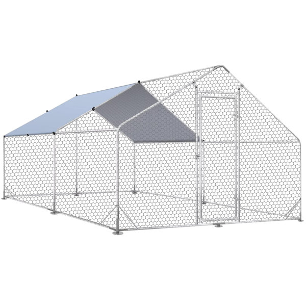 Tucker Murphy Pet™ Deryck 130' Walk In Chicken Run with Wire Mesh ...