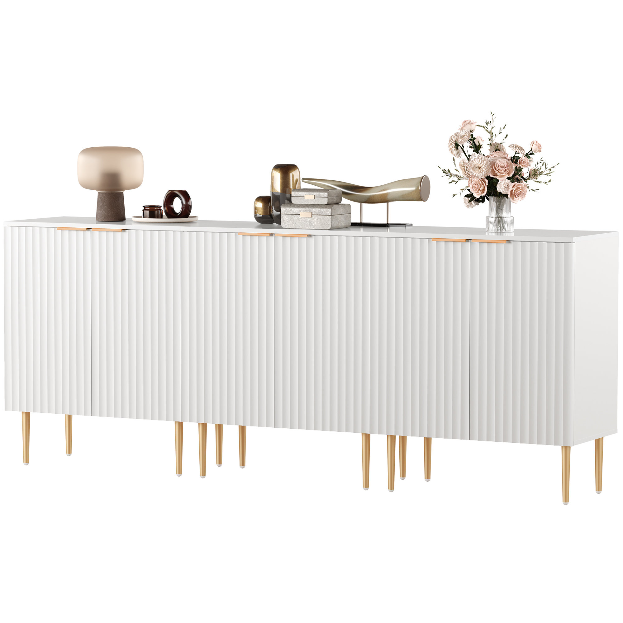 Mercer41 Rishaw Sideboard With 2 Doors And Adjustable Shelves & Reviews ...