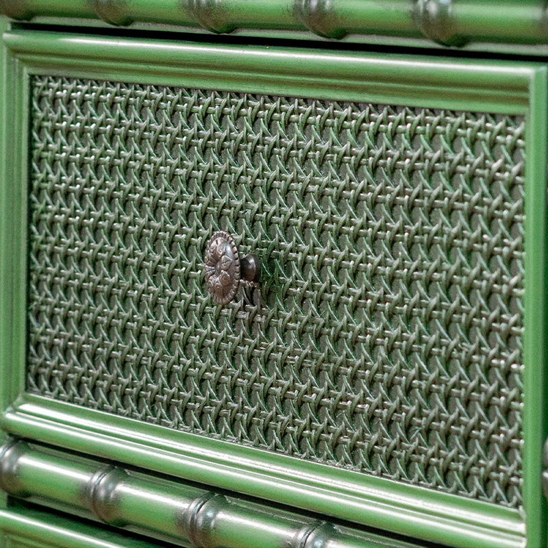 Liu's ink furniture Pastoral Green Four-Drawer Accent Chest | Wayfair