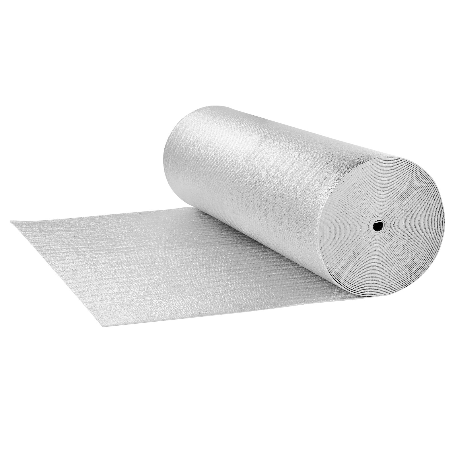VEVOR Double Reflective Insulation Roll Woven Fabric Radiant Barrier ...
