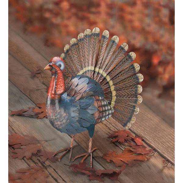 Laurel Foundry Modern Farmhouse® Valero Turkey Statue & Reviews | Wayfair