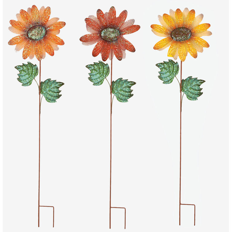The Holiday Aisle® Sunflower Garden Stake | Wayfair