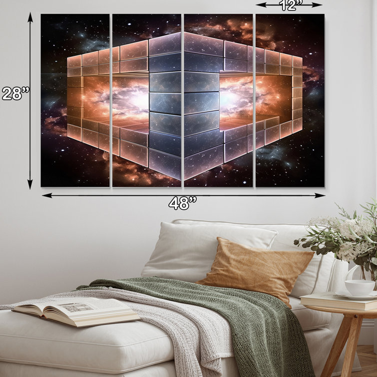 Wrought Studio Block Universe Theory Space Galaxy I - Space Canvas Art ...