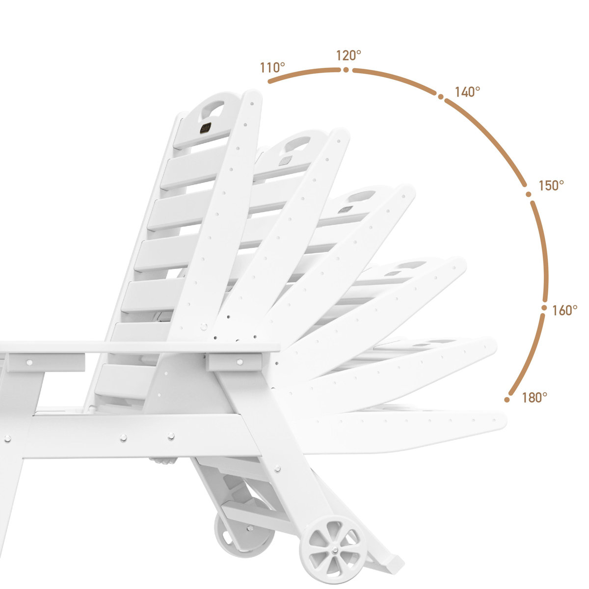 Lark Manor™ Pool Lounge Chairs Wheels Lounge Chaise Set Outdoor ...