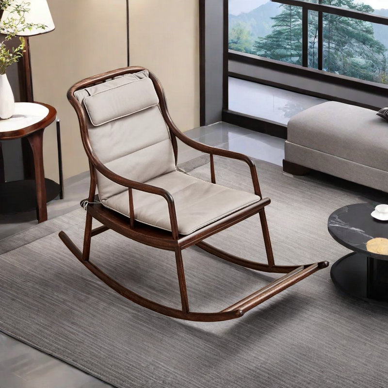 ChairVogue Light Luxury Solid Wood Rocking Chair Rocking Chair | Wayfair