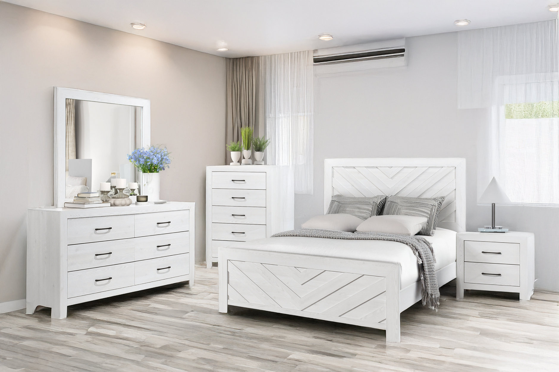 Gracie Oaks Sibby Panel Bedroom Set | Wayfair