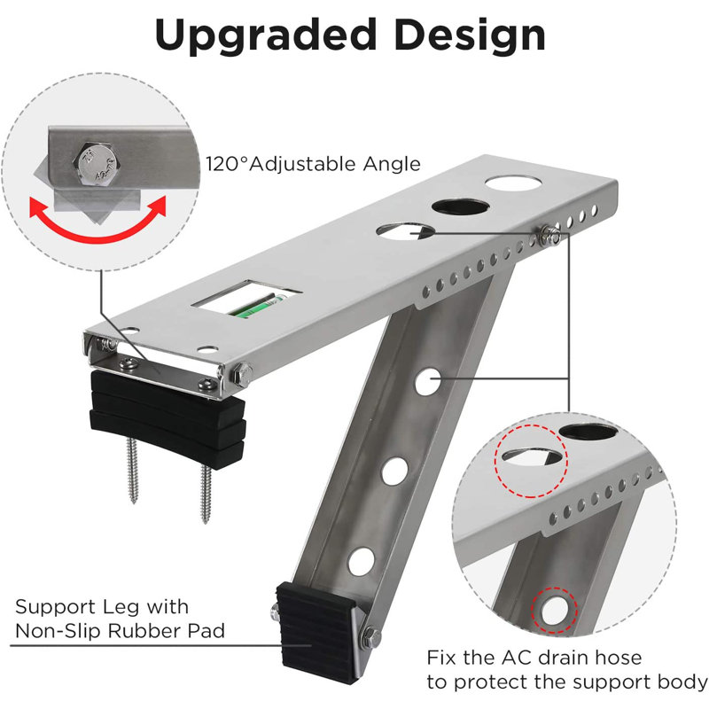 TURBRO Universal Window Air Conditioner Support Bracket, Heavy Duty ...
