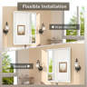 Ebern Designs Lunara Recessed & Surface Framed 2 Door Medicine Cabinet ...