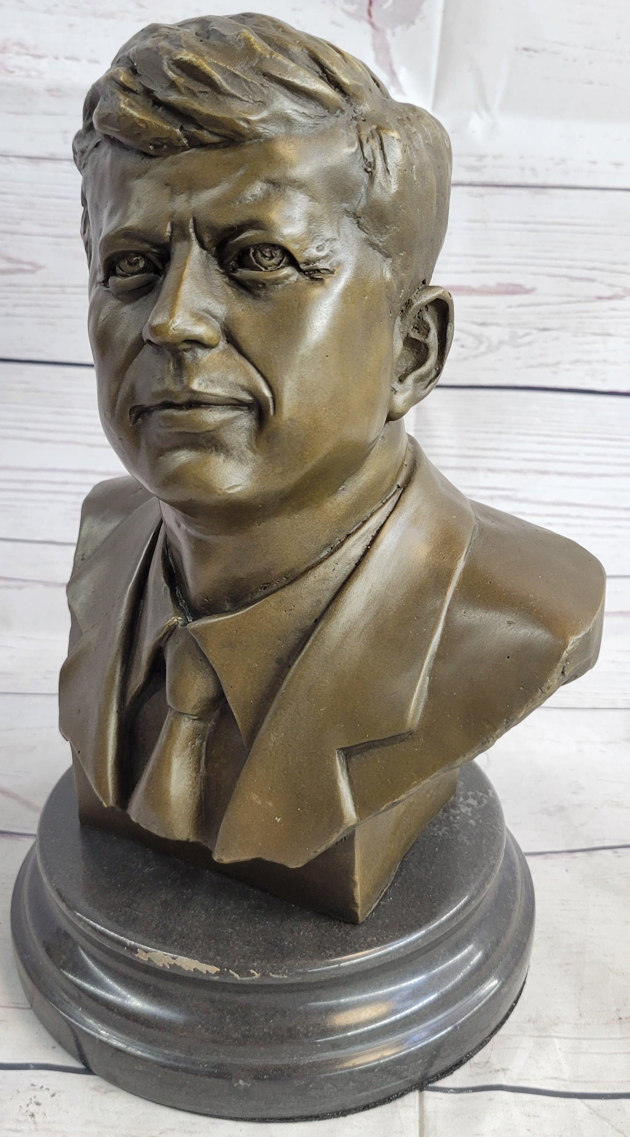 Williston Forge Jfk John F. Kennedy Bronze Metal Bust Sculpture Statue ...