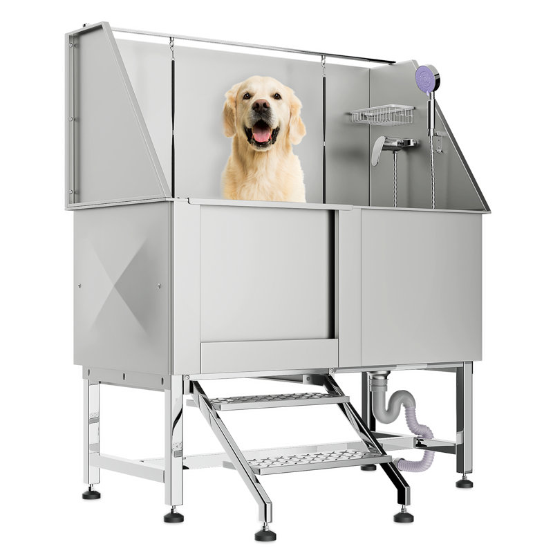 Bring Home Furniture Professional Stainless Steel Dog Grooming Tub, Pet ...