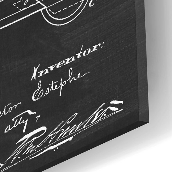 17 Stories " Pool Table Blueprint Patent Chalkboard " | Wayfair