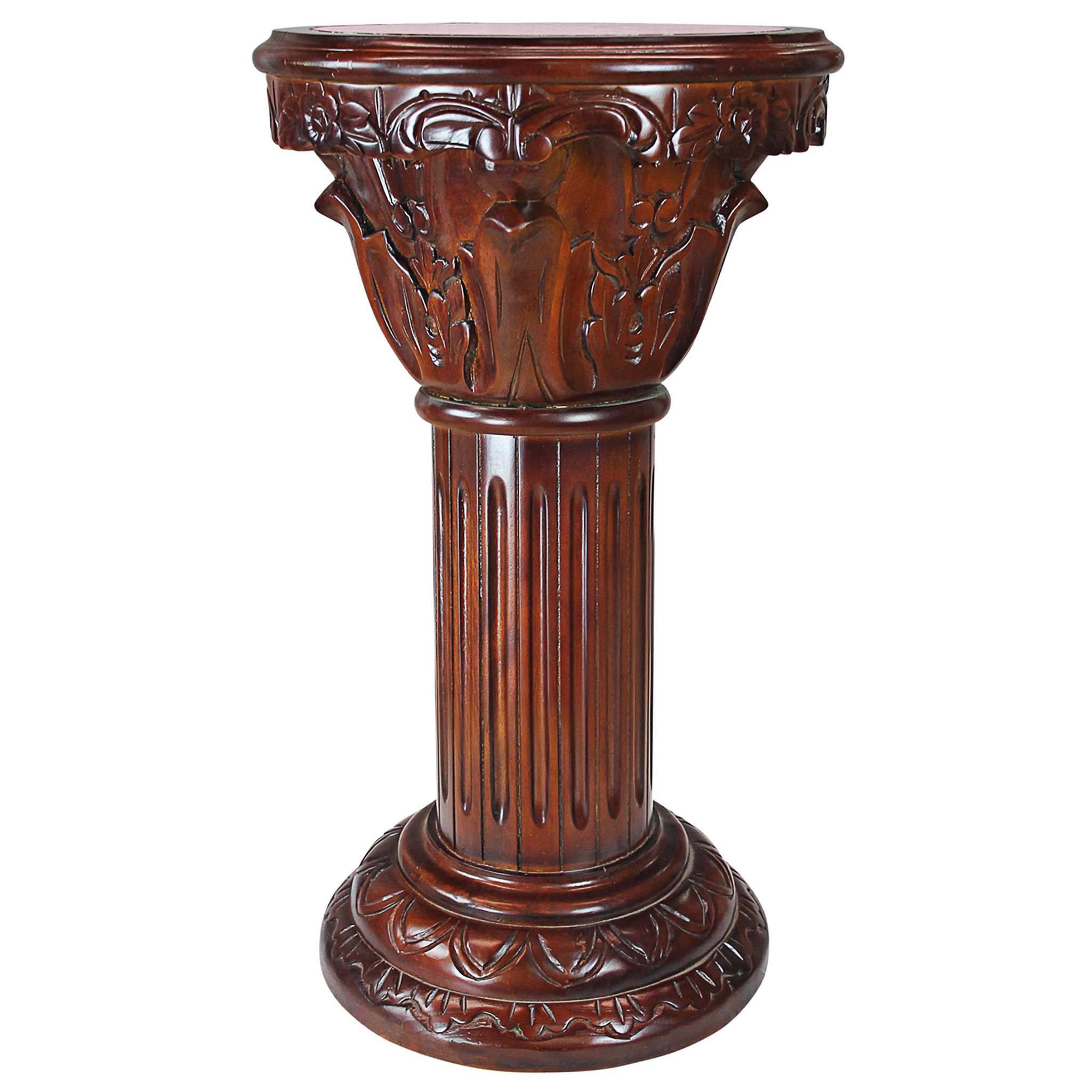 Design Toscano Round Pedestal Stand & Reviews | Perigold
